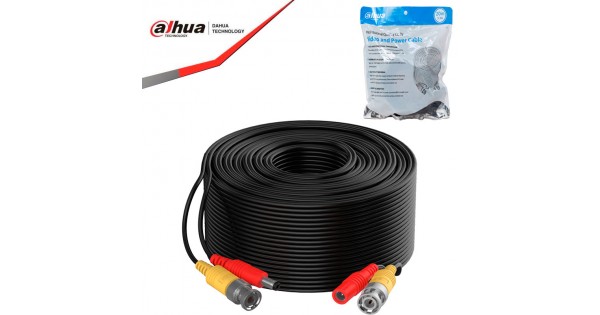 Cable para Camara de Seguridad Armado 30mts Dahua